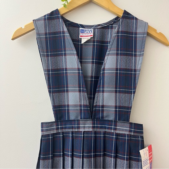 Royal Park | Dresses | Royal Park Uniforms Vintage Nwt Girls Plaid ...